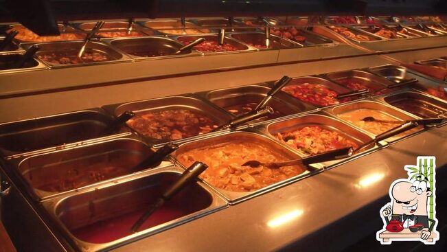 Menu at Mandarin Buffet fast food, Belfast