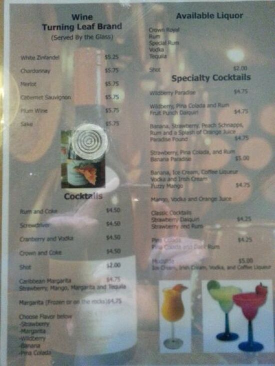 Menu at Tea Palace II restaurant, Pueblo, W 4th St