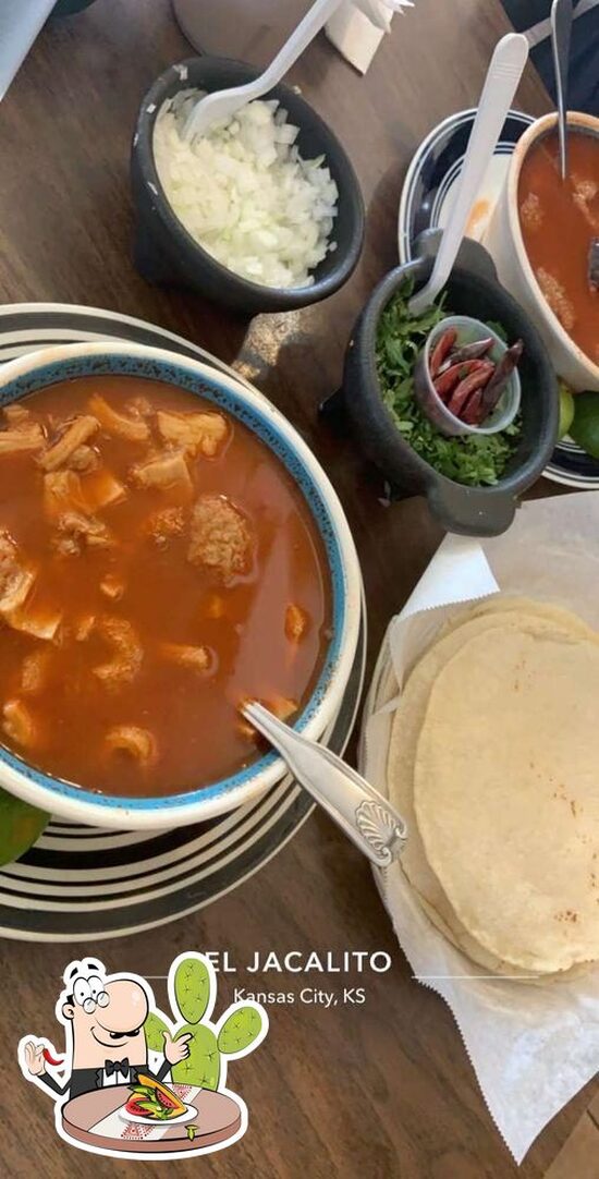 Carta del restaurante El Jacalito, Kansas City