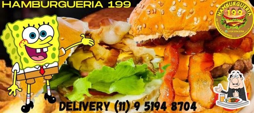 Menu at Hamburgueria 199 restaurant, Mogi das Cruzes
