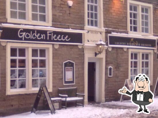 Menu at The Golden Fleece restaurant, Oldham
