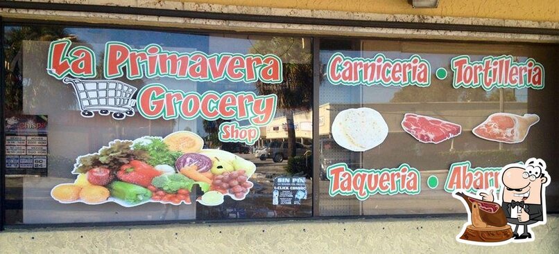 Menu at La Primavera Grocery Store restaurant, Fort Pierce