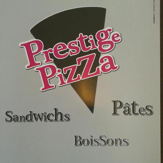Menu at Prestige Pizza restaurant, Aytré