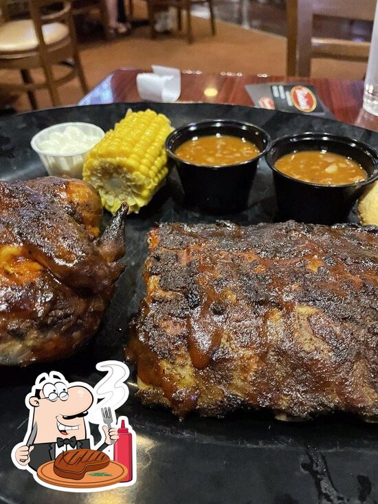 Menu at Benny's Smokin' BBQ and Brews, Las Vegas, Inside Binion's