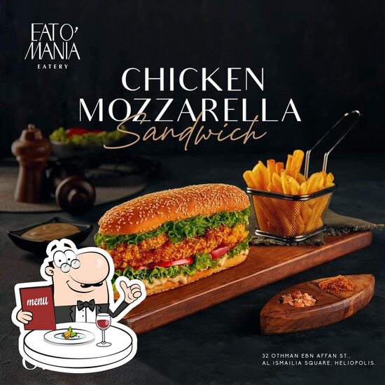 Menu au EAT O' MANIA restaurant, Le Caire