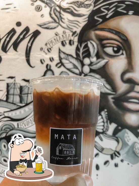 Menu at MATA Coffee house at Leelawadee resort, Phu Wiang