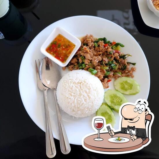 Menu at vanda coffee cafe, Chanthaburi