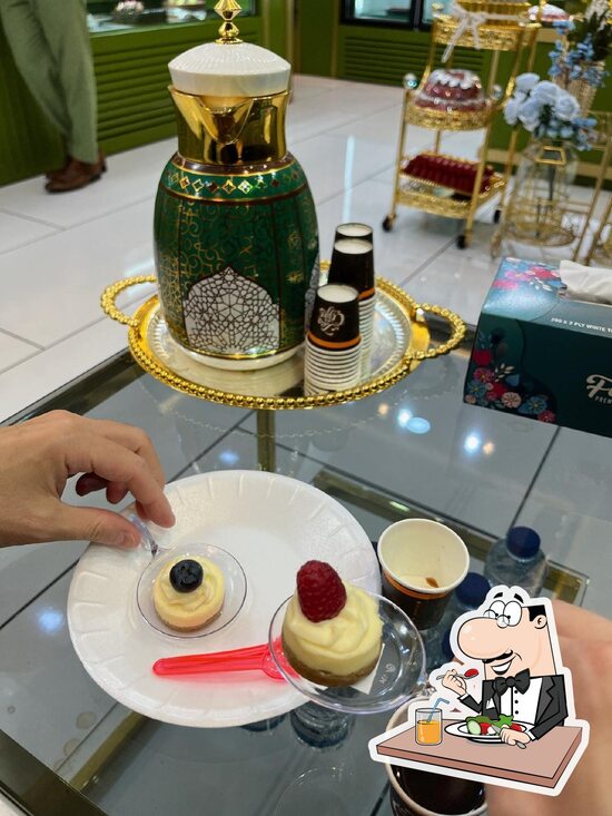 Menu at Cake al Arab cafe, Dubai