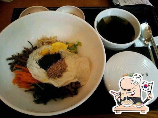 Carta de Bonjuk & Bibimbap Cafe, Seul, 20-4 Songwol-gil
