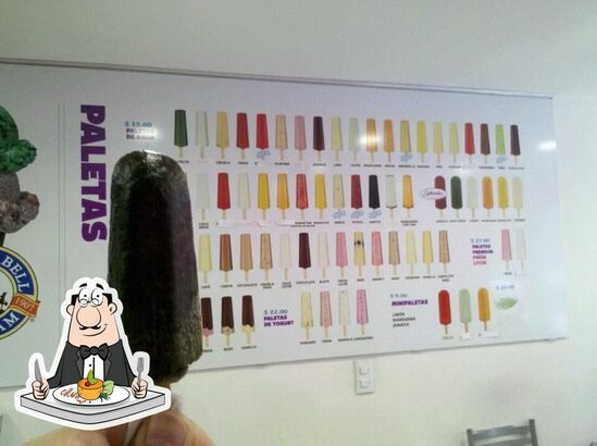Menu at Paletas Manhattan, Naucalpan
