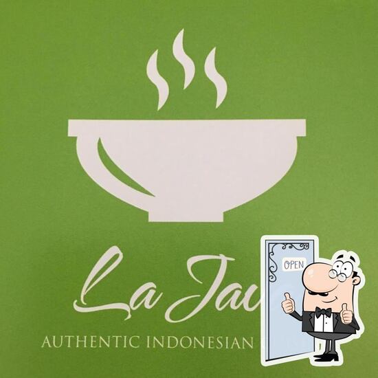 Menu at La Java restaurant, Cairns