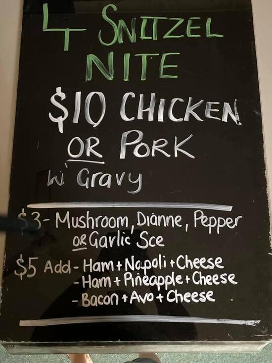 Menu at Lawrence Tavern pub & bar, Lawrence