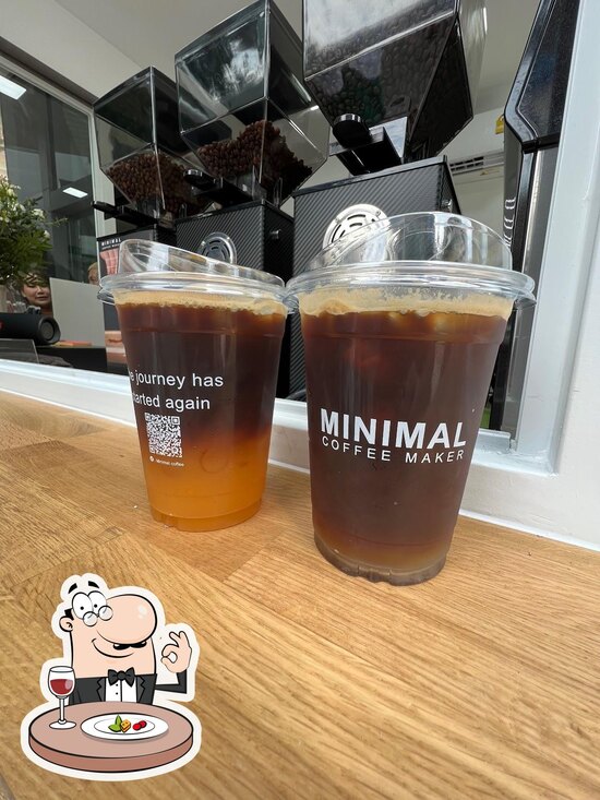Menu at Minimal coffee - Thonglor, Bangkok