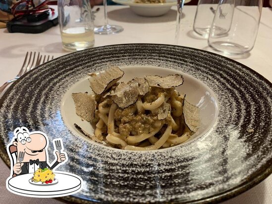 Menu at Trattoria dell' Orso restaurant, Orvieto