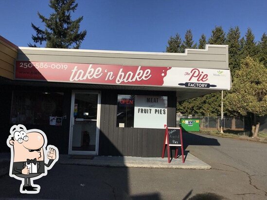 Menu at The Pie Factory, Parksville