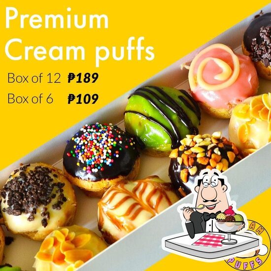 Menu at Dream Puffs-LIPA desserts, Lipa