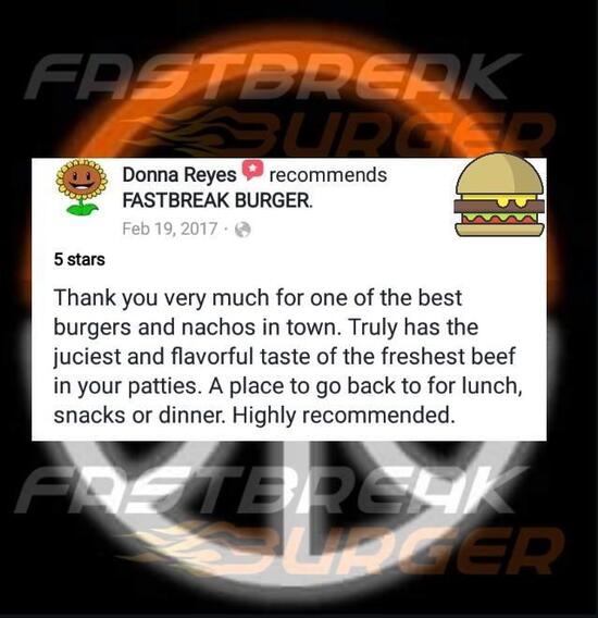 FASTBREAK BURGER RESTO-GRILL restaurant, Dasmariñas - Restaurant menu ...