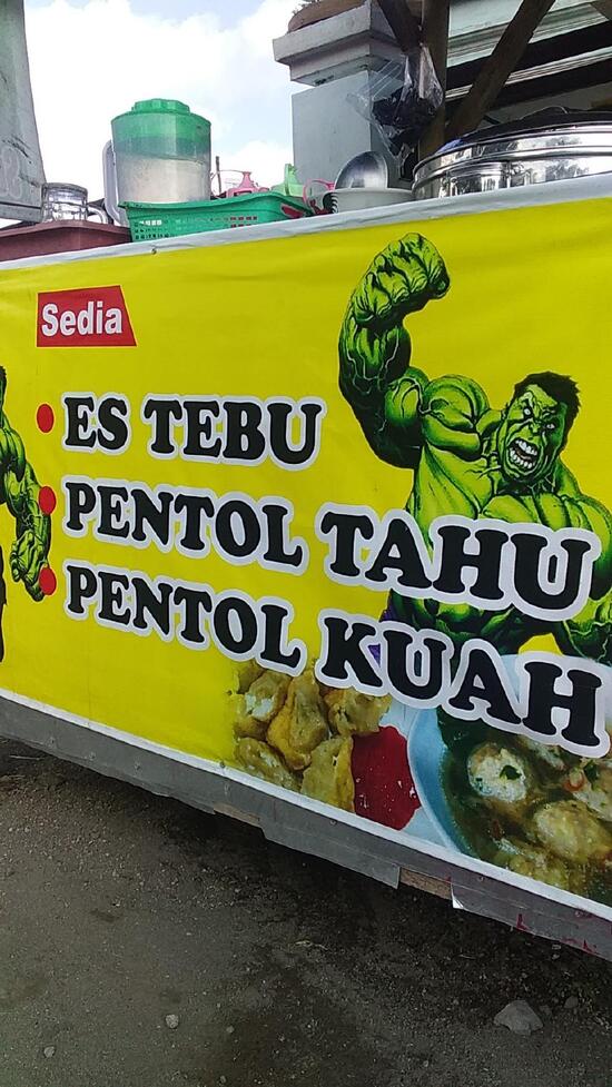 Menu at ES TEBU cafe, Ngancar