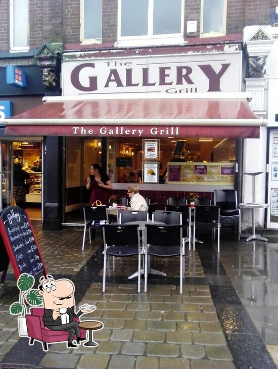 Menu at Gallery Grill cafe, Oldham