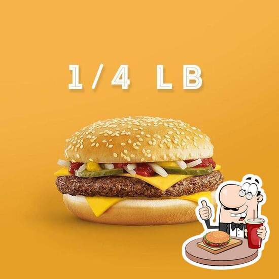 Menu at McDonald's restaurant, Auckland, 80 CNR Morningside Drive