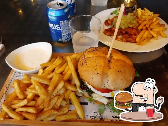 Menu at BURGER HUB restaurant, Barcelona