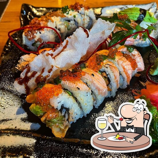 Menu at Billy Sushi restaurant, Tierp