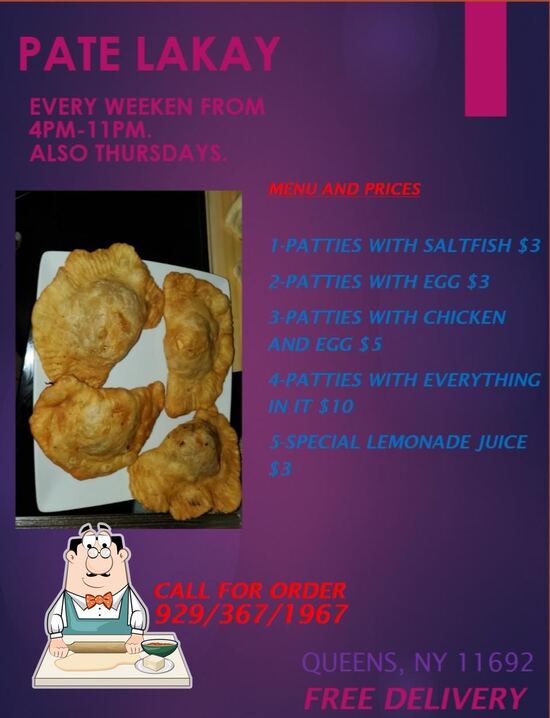 Taste Of Pate Lakay, East Windsor - Restaurant menu, prices and reviews