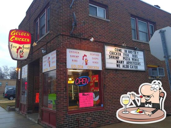 Menu at Golden Chicken pizzeria, Racine