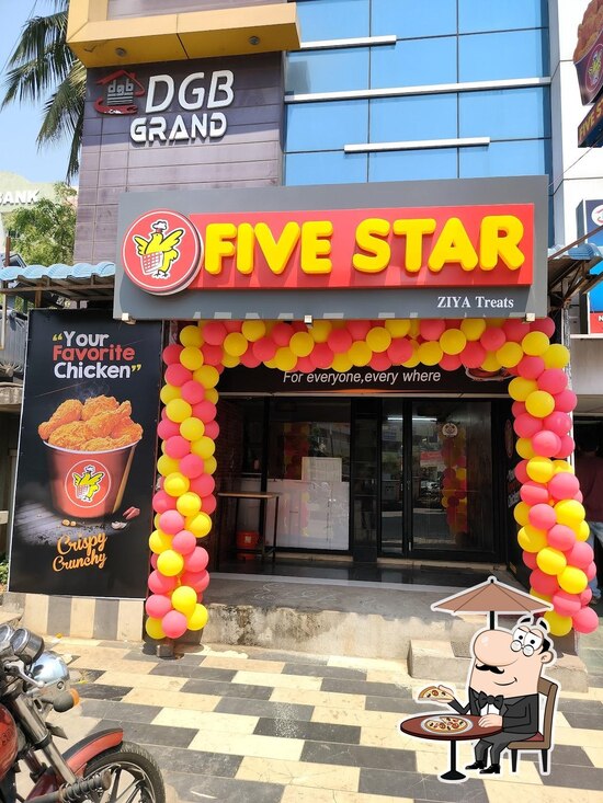 Menu at Five star chicken, Kakinada