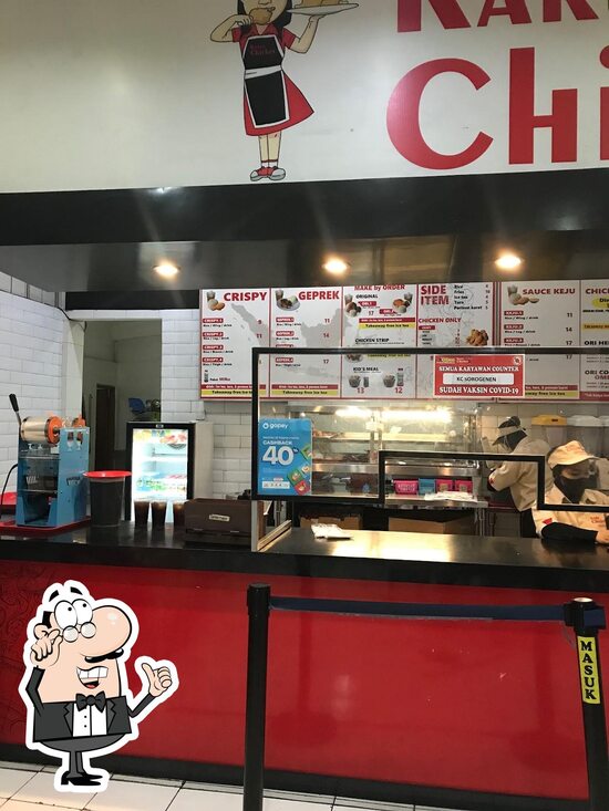 Menu at Karen Chicken restaurant, Tamanmartani
