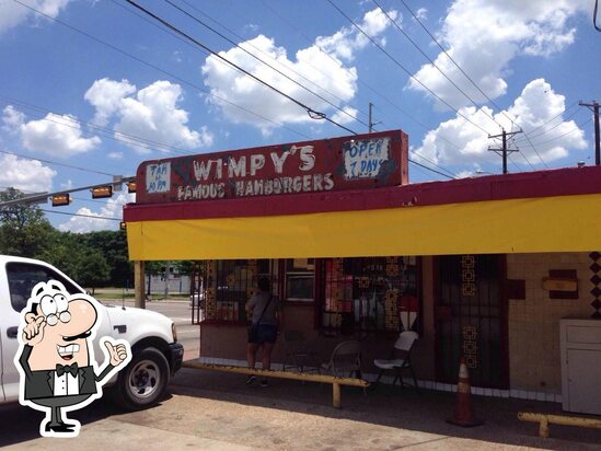 Menu at Wimpy’s Famous Burgers restaurant, Dallas