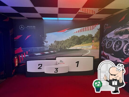 Menu at MC-SIM-RACING Lounge, Umkirch