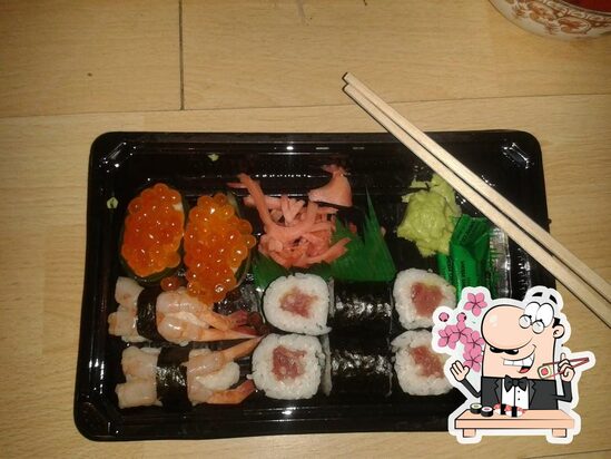 Menu at Sushi Passion restaurant, Birmingham, Great Western Arcade