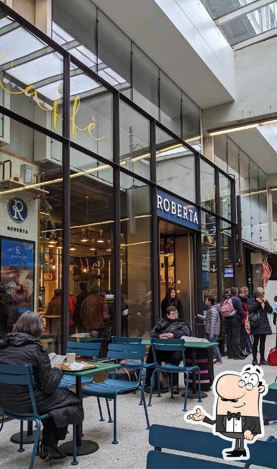 Menu at Roberta Café, Paris, 17 boulevard de Vaugirard