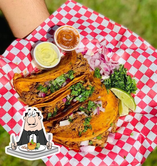 Menu at Tejas Birria restaurant, Buda