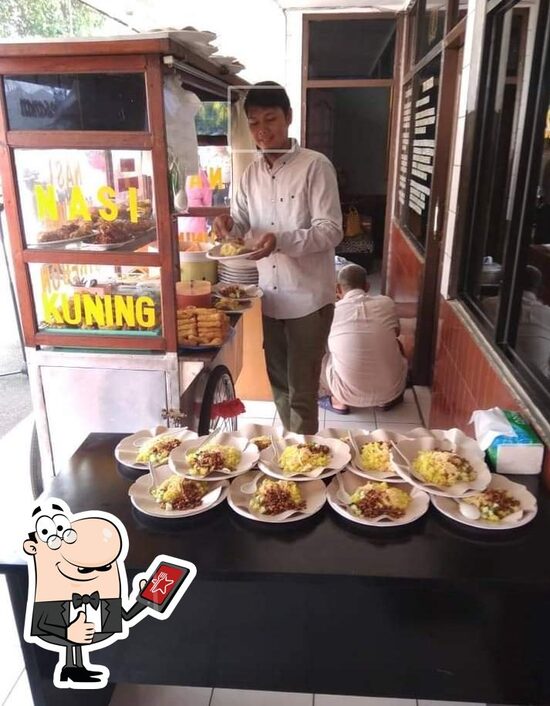 Menu at Nasi Kuning Mas Salim restaurant, South Tangerang