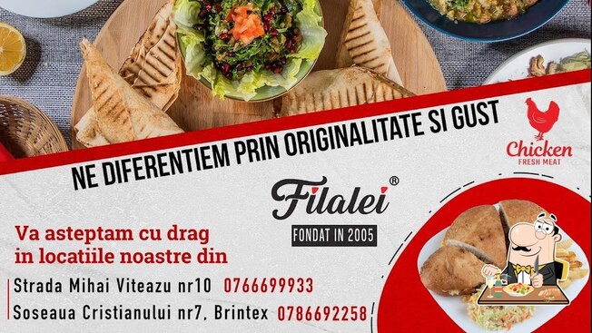 Menu at Filalei original -mihai viteazul- șef Vasile, Brașov