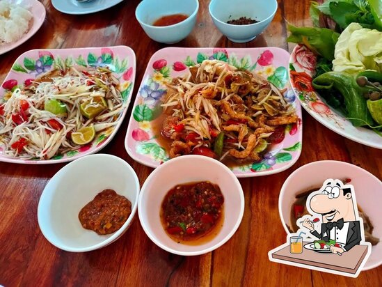 Menu at Khao Suan Kwang Roast Chicken restaurant, Udon Thani, CR59+3FM