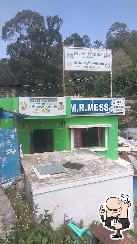 Menu at M.R. Mess, Kodaikanal