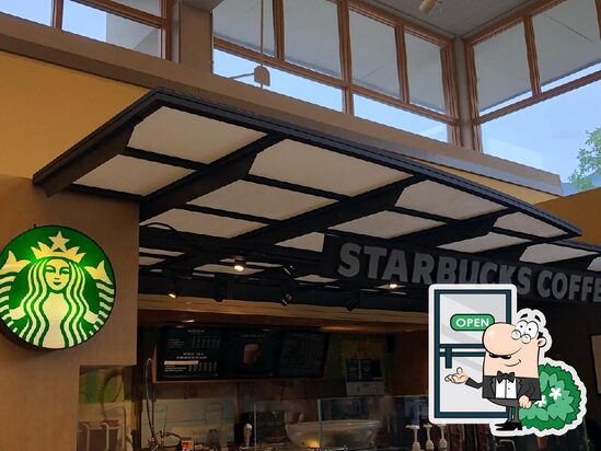 Menu at Starbucks, Banff, IGA