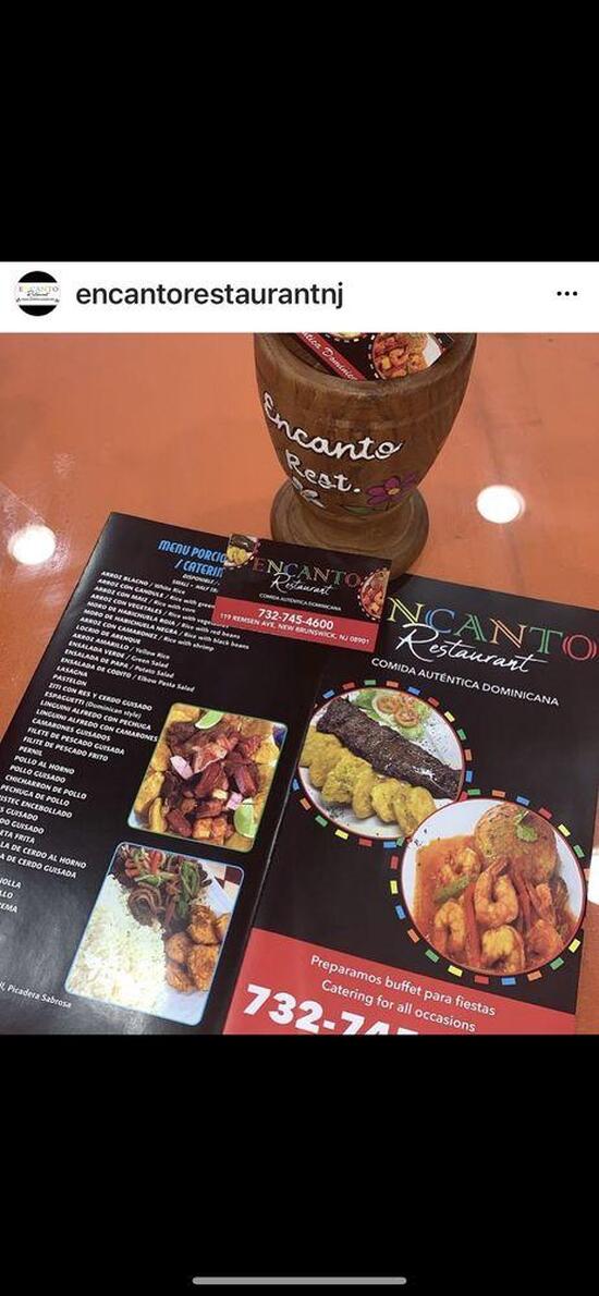 Menu at Encanto Restaurant, New Brunswick