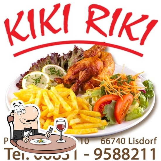 Menu at Kiki-Riki Restaurant, Saarlouis