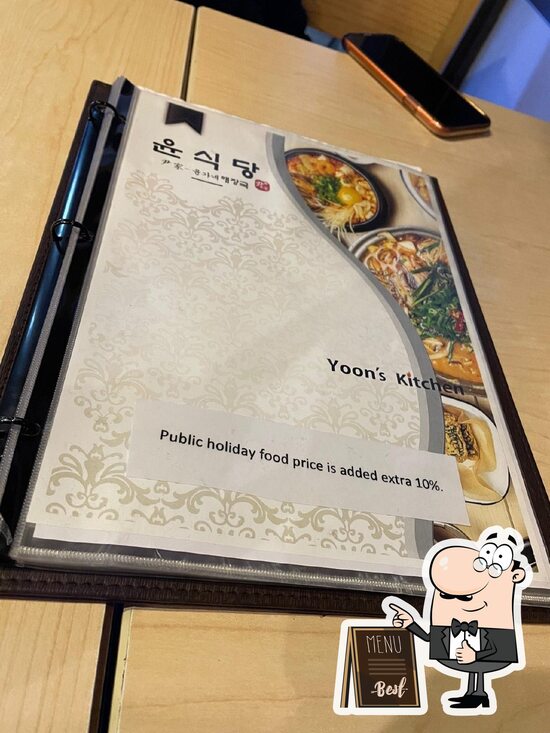 Menu at Yoon's Kitchen Blackburn restaurant, Blackburn South