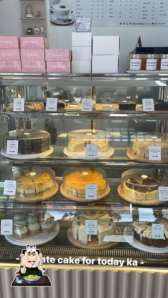 Menu at becoming my bake, Thap Ma