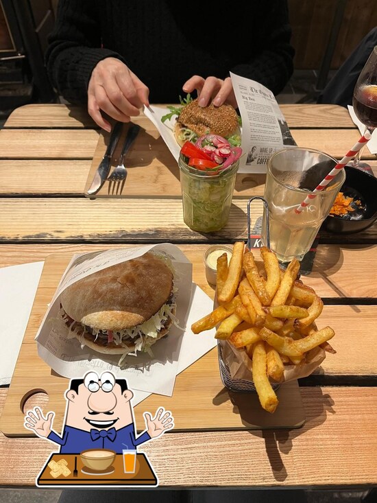 Menu at Surfburger, De Panne