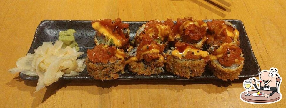 Menu at Sono Sushi restaurant, Raleigh
