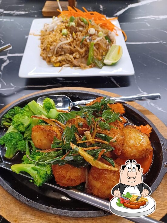 Menu at Bangkok Thai restaurant, Liberty Lake