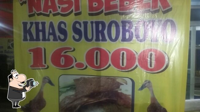 Menu at Nasi Bebek SPG restaurant, South Tangerang
