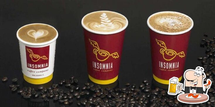 Menu at Insomnia Coffee Company cafe, Dublin, 20 Baggot Street Upper
