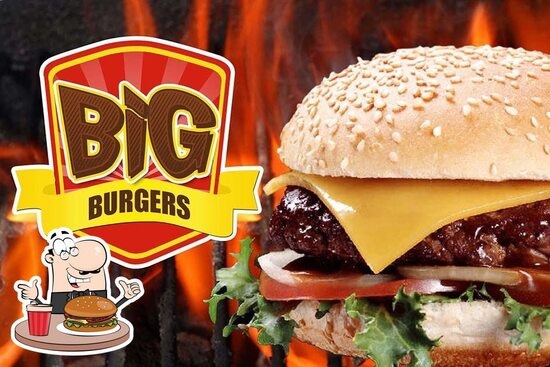 Menu at Big Burgers restaurant, Saltillo